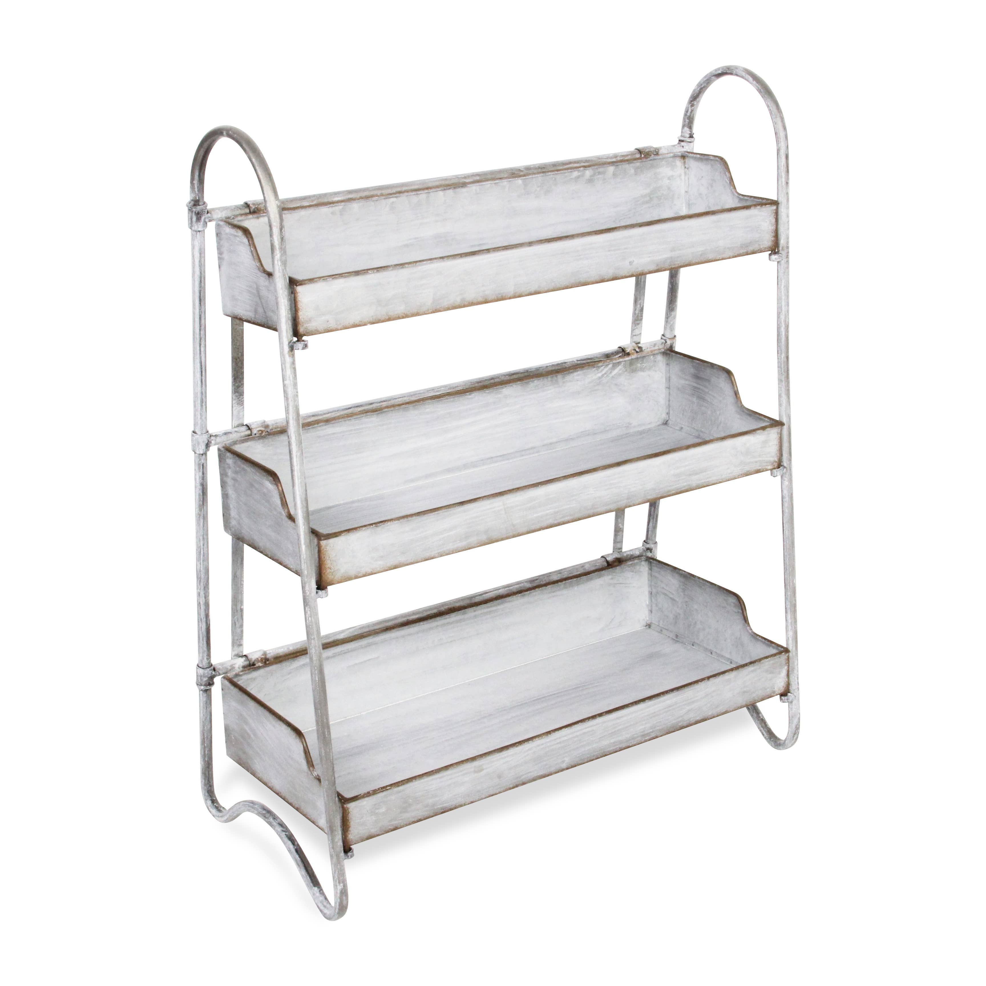 Cheungs Home Decor - Emilia Metal 3 Tier Table Shelf – Planks and Paint ...