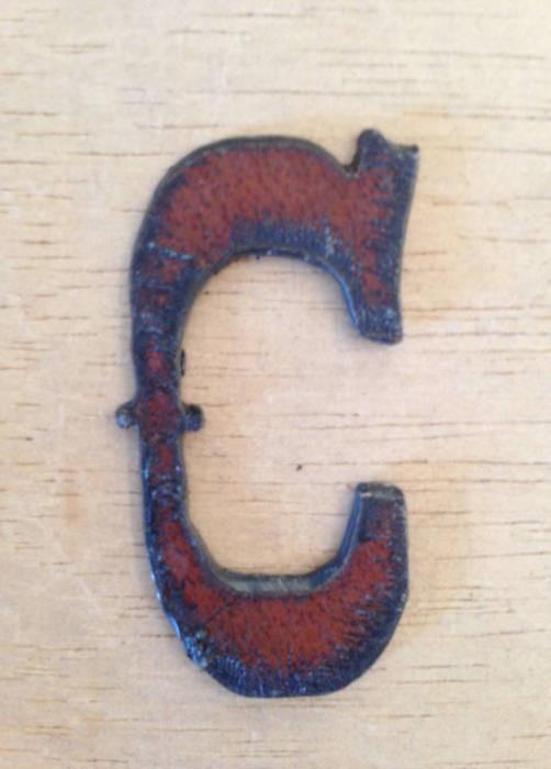 Western Letter C – Planks and Paint DIY Workshop & Boutique